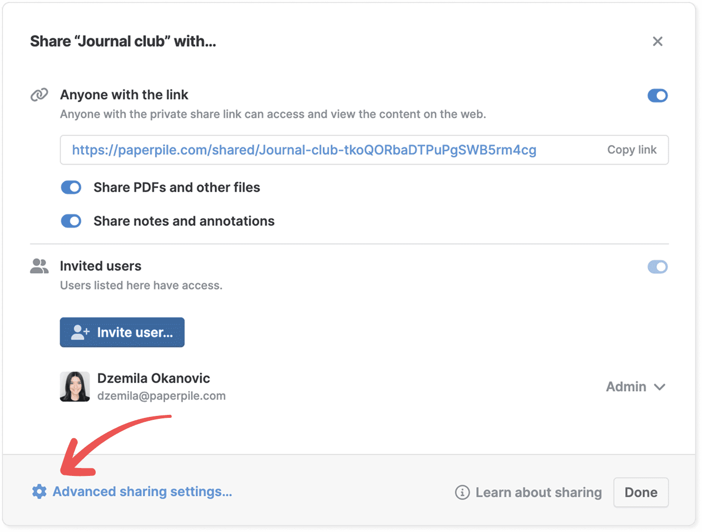 Manage shared libraries | Paperpile Help Center